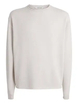 LE17SEPTEMBRE Cotton-blend Textured Sweater - White