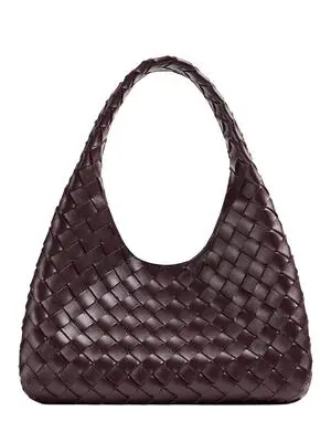 Bottega Veneta Small Leather Campana Shoulder Bag - Brown