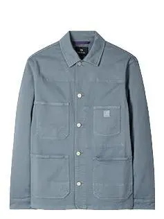 Paul Smith Gart-dyed Denim Work Jacket - Blue
