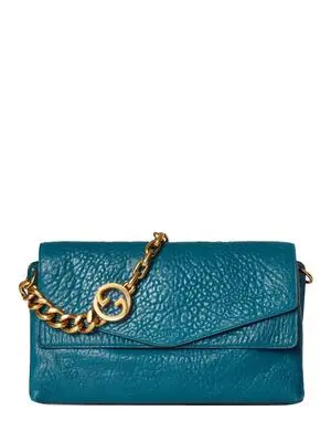 Gucci Large Shoulder Bag With Chain - Blue