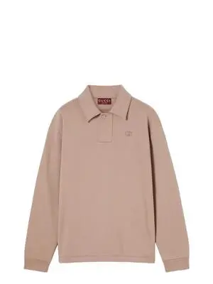 Gucci Brushed Cotton Jersey Sweatshirt - Beige