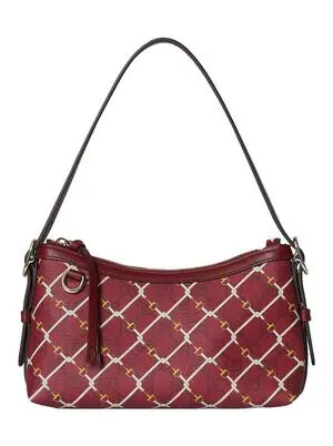 Gucci Gg Emblem Small Shoulder Bag - Bordeaux