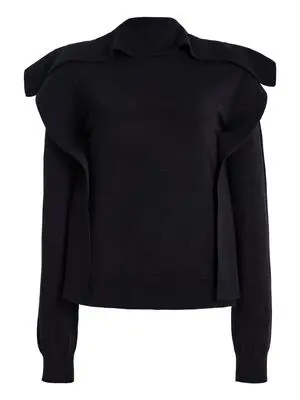 MARIE ADAM-LEENAERDT Square Wool-Blend Sweater