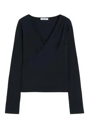 Max Mara Wool Jersey Top - Ultramarine