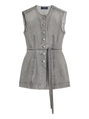 MAX MARA Slim-Fit Sleeveless Denim Top