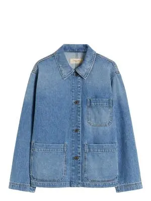 Max Mara Denim Shirt Jacket - Navy