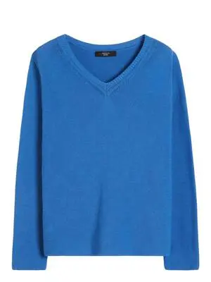 Max Mara Cotton Sweater - Cornflower Blue
