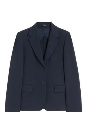 Max Mara Cotton Jersey Blazer - Navy