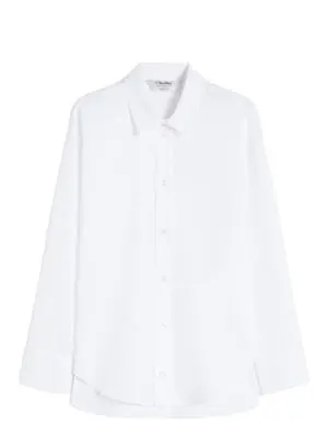 Max Mara Cotton Oxford Shirt - White