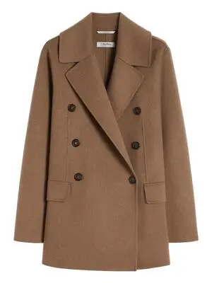 Max Mara Double-faced Wool Broadcloth Jacket - Camel