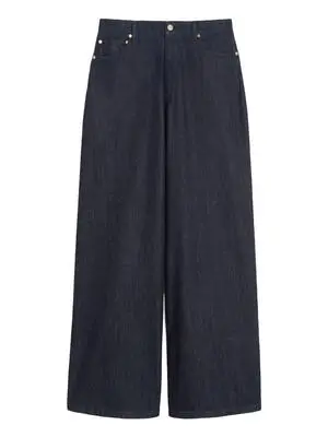 Max Mara Straight-fit Cotton Denim Jeans - Ultramarine