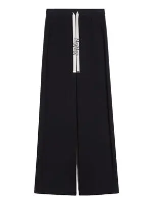 Max Mara Wide-leg Jersey Trousers - Ultramarine