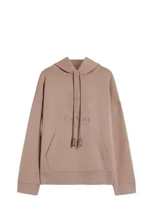 Max Mara Technical Cotton Jersey Sweatshirt - Pink