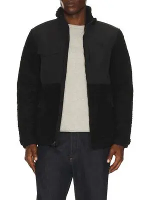 Polo Ralph Lauren Bonded Hi-pile Full Zip Hybrid Jacket - Black