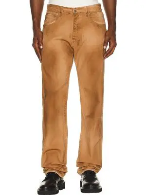 424 Collection Loose Five Pocket Pants - Sand