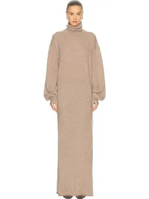 SRG Sascha Knit Turtleneck Dress - Toast