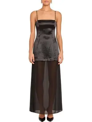 Amanda Uprichard Tabitha Maxi Dress - Black