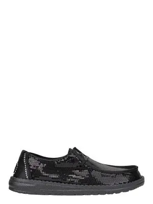 HEY DUDE Wendy Slip-on Disco Sequin - Black