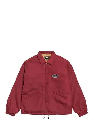 StÜssy Coaches Jacket - Burgundy