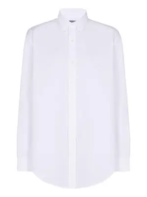 Balmain Cotton Poplin Shirt - White