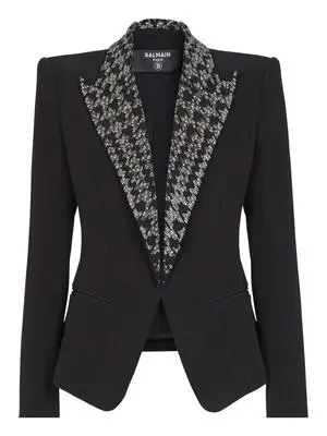 Balmain Embroidered 6-buttons Jacket - Black