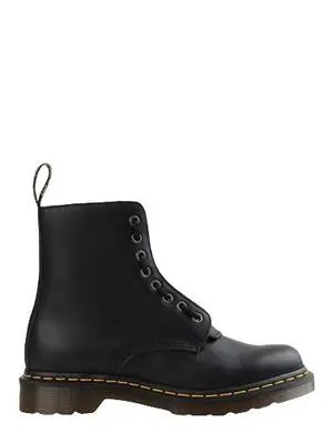 Dr. Martens 1460 Pascal Frnt Zip Nappa Leather Ankle Boots - Black