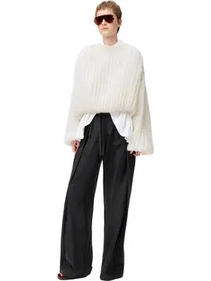 Loewe Sweater In Mohair Blend - White