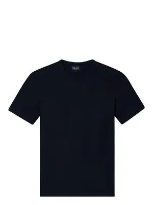 Giorgio Armani Asv Viscose Blend T-shirt - Black