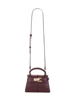 Jw Pei Elise Top Handle Bag - Deep Burgundy