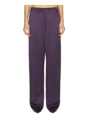 SRG Phoenix Silk Pant - Dark Plum