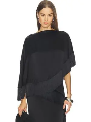 SRG Joelle Silk Top - Black