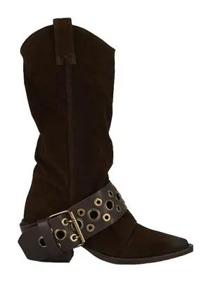 Steve Madden Ashwood Boots - Brown Suede