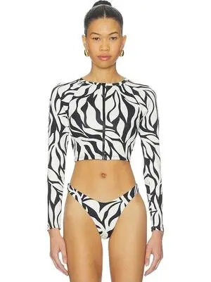 POST SWIM Melanie Longline Rashguard - Still Standing