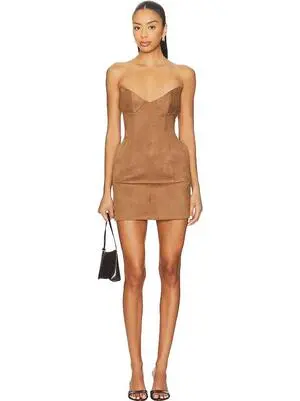 ZULEYHA KURU Venus Mini Dress - Brown