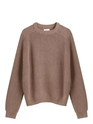 RONNING Everyday Fisherman Sweater - Walnut
