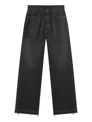 MAISON MARGIELA Straight Leg Jeans - Washed Black