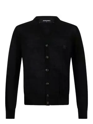 Dsquared2 V-neck Cardigan - Black