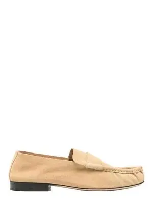 THE ROW Suede Loafers - Neutrals
