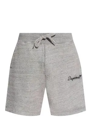 Dsquared2 Embroidered Track Shorts - Grey