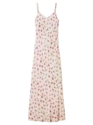 TWINSET Floral-print Maxi Dress - Pink