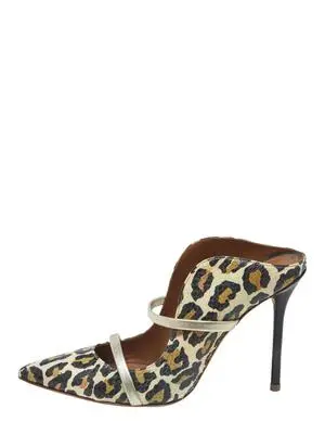 MALONE SOULIERS Snakeskin Strap Mules