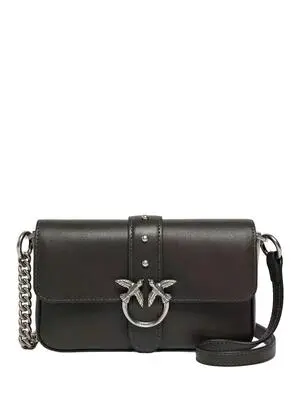 PINKO Studded Buckle Cross Body Bag