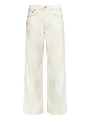 Rag & Bone Five-pocket Wide Leg Jeans - Neutrals