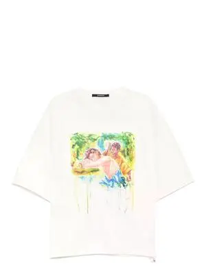 SONGZIO Youth Aquarelle Dolman T-shirt - Neutrals