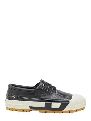 DIESEL® Lace-up Moccasin Sneakers - Black