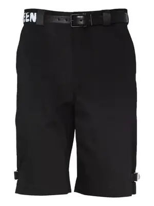 Alexander McQueen Belted Shorts - Black