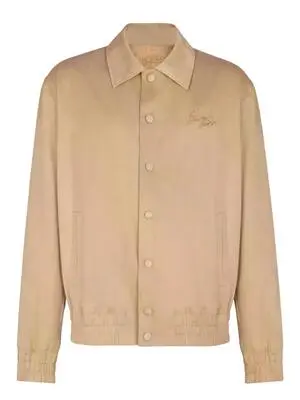 Balmain Canvas Bomber Jacket - Neutrals