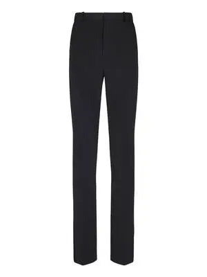 Balmain Dared Wool Trousers - Black