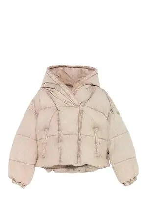 DIESEL® Hooded Padded Jacket - Neutrals