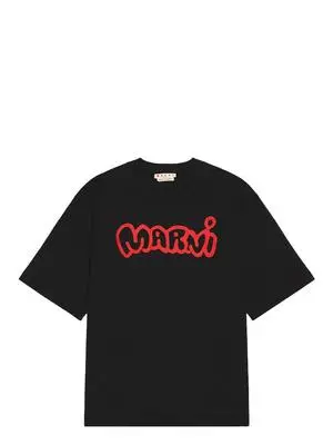 Marni Logo Tee Lily - Black